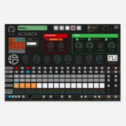 AcidBox V2, 303 Bass Line Synthesizer, VST2, VST3, AU, AAX