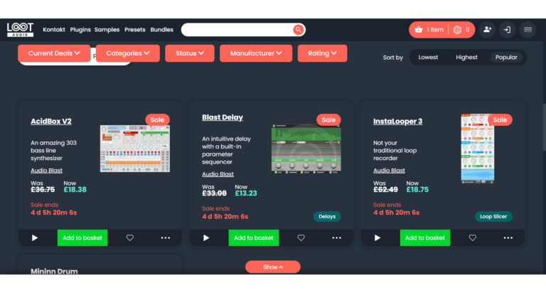 AudioBlast is on Loot Audio - Audio Blast