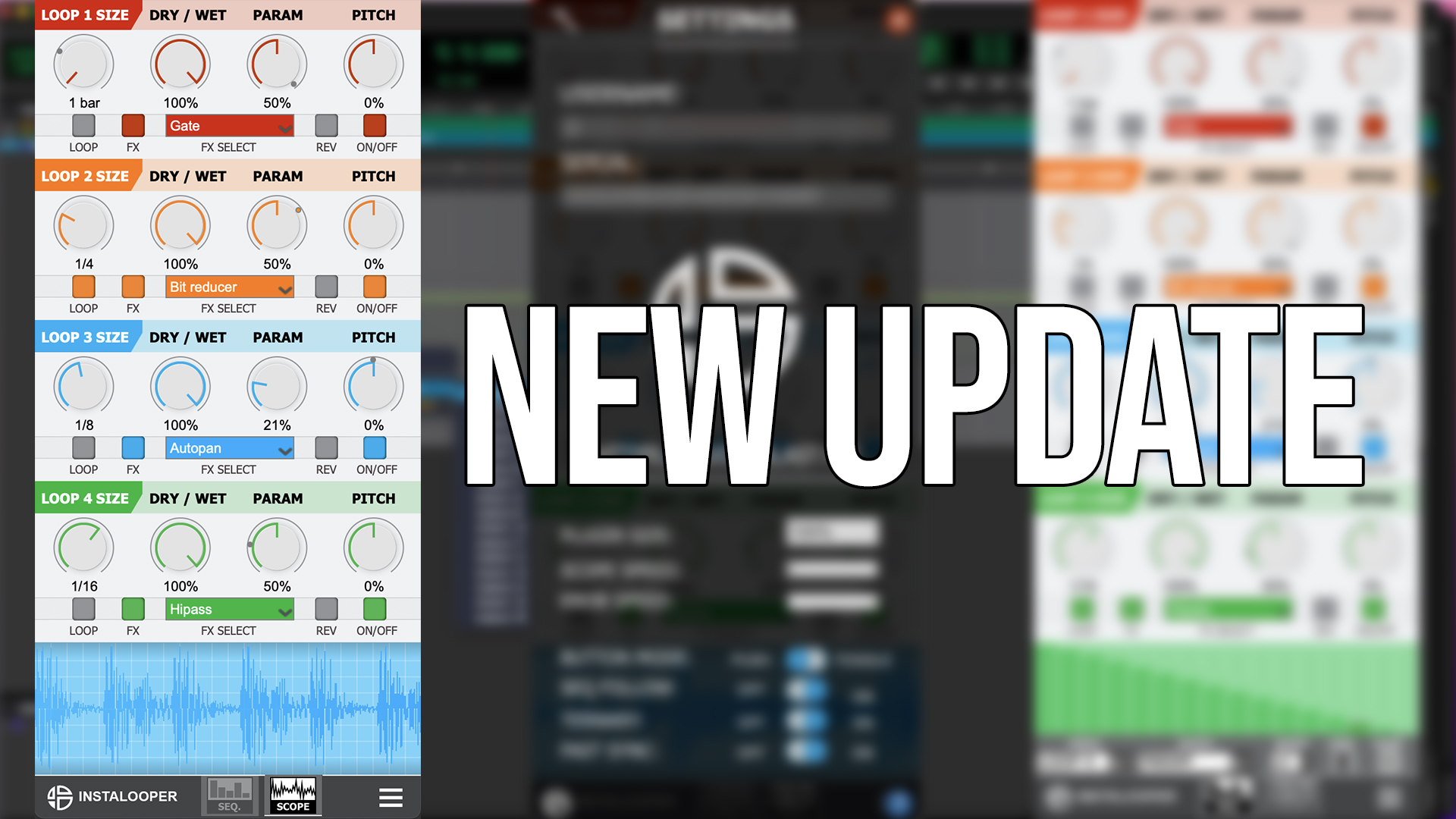 New update for Instalooper3 - Audio Blast