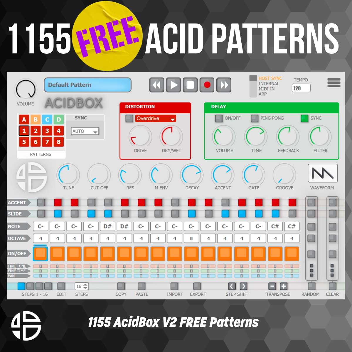 Get 1155 Free .303 Presets for AcidBox V2 _ Download Now! - Audio Blast
